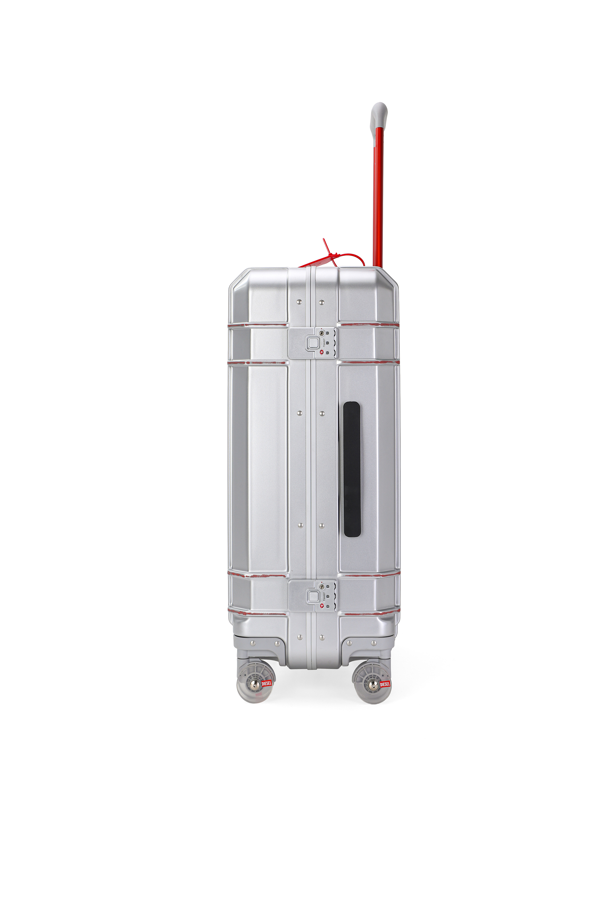 Women's Rugged carry‑on suitcase 24" | Silver | Diesel