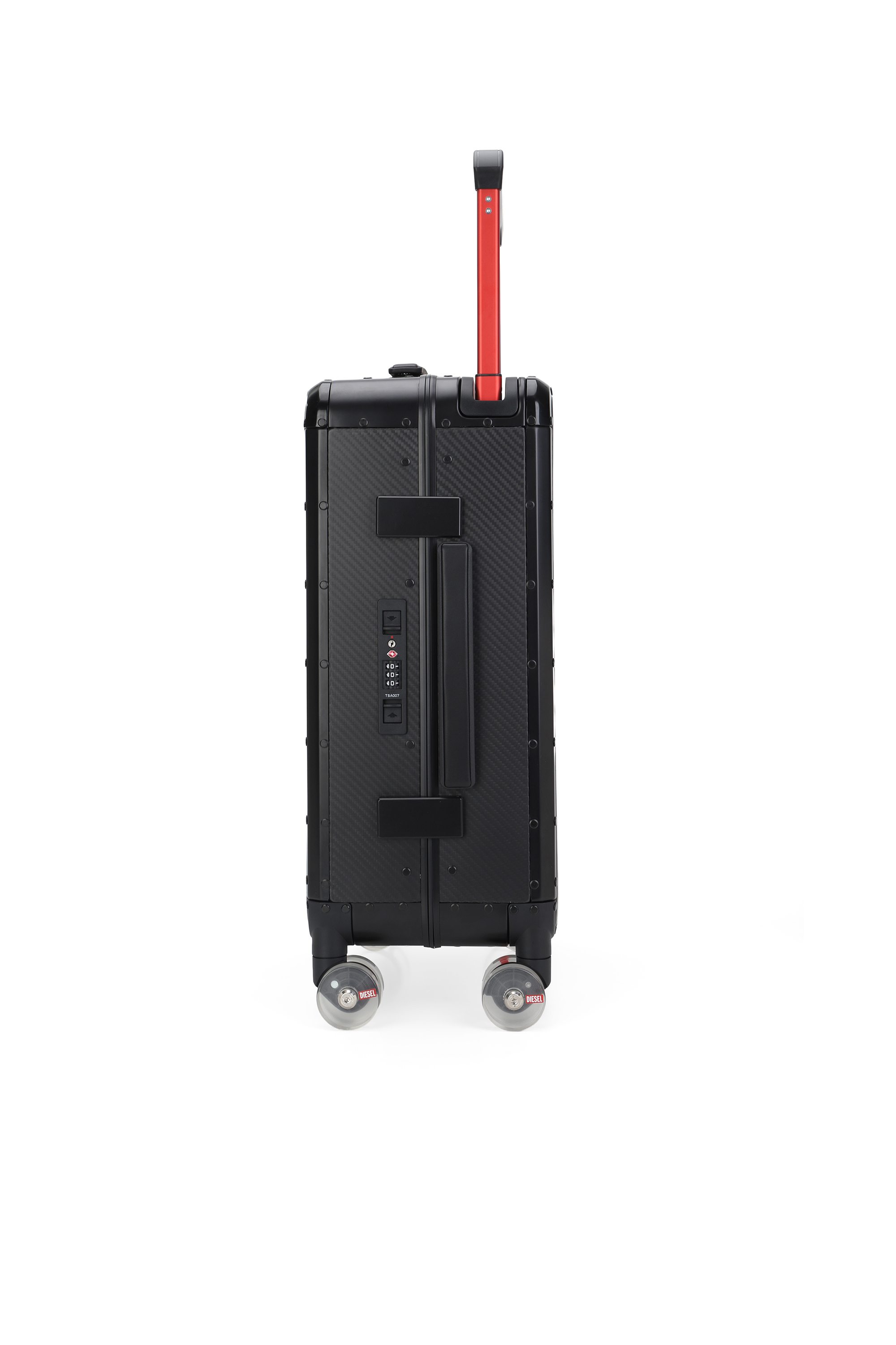 Women's Carbon fiber suitcase size S | Black | Diesel