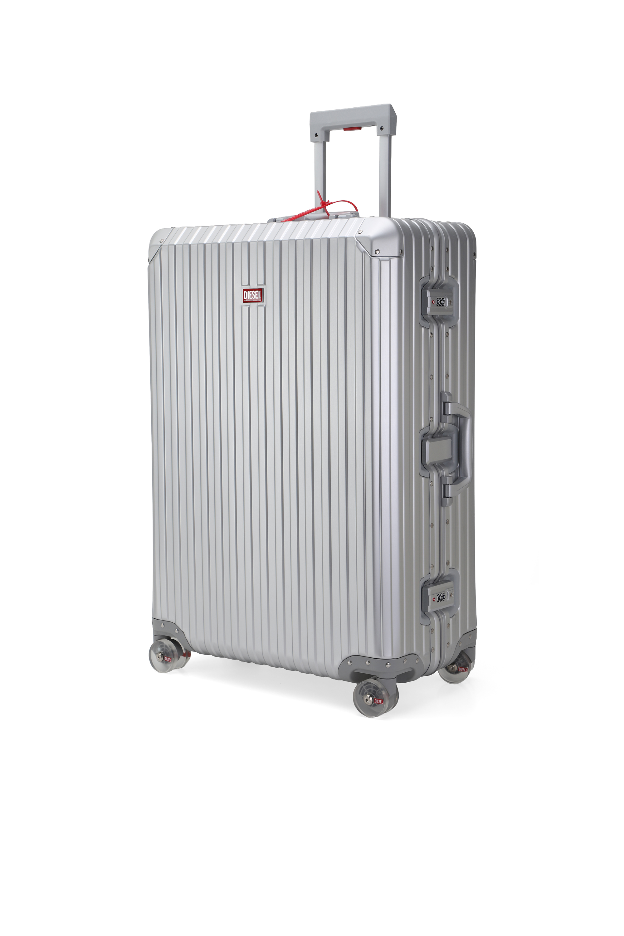 Women's Aluminum suitcase size L | Silver | Diesel