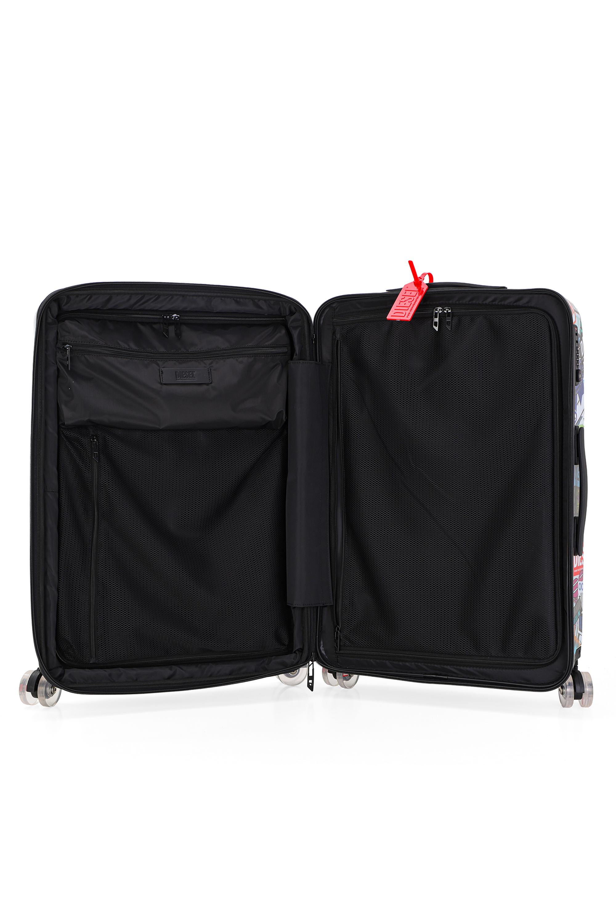 Women's Sticker style suitcase size M | Multicolor | Diesel